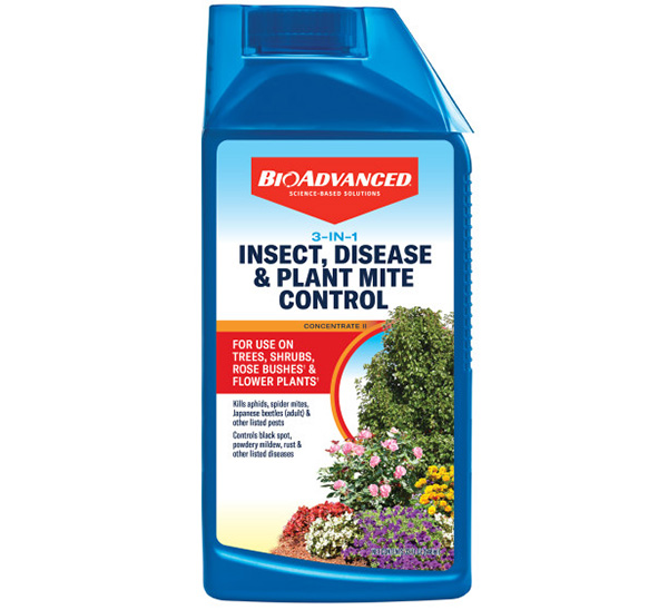 BioAdvanced® 3-in-1 Insect, Disease, & Mite Control Concentrate ...