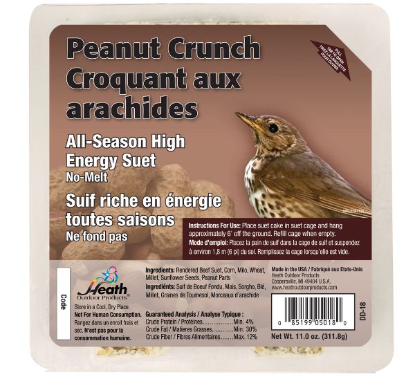 Heath® Suet Seed Cake Peanut Crunch | Calloway's Nursery